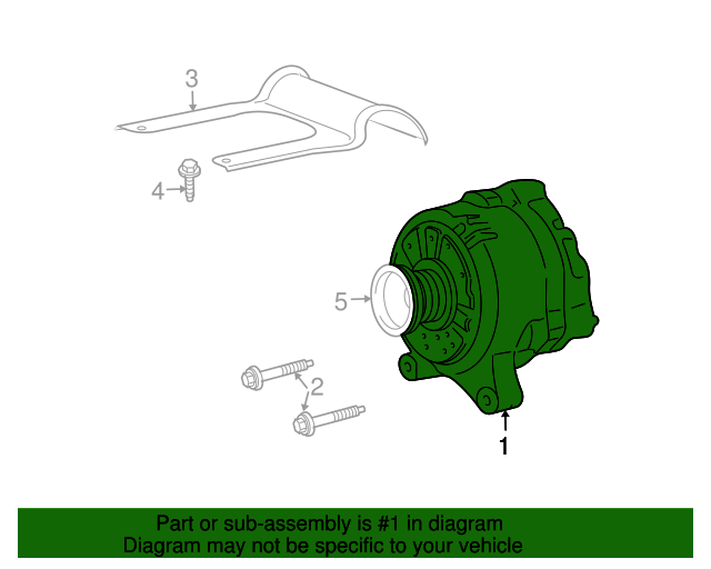 6W7Z-10346-AA - Alternator 2004-2011 Ford Crown Victoria | Ford OEM ...