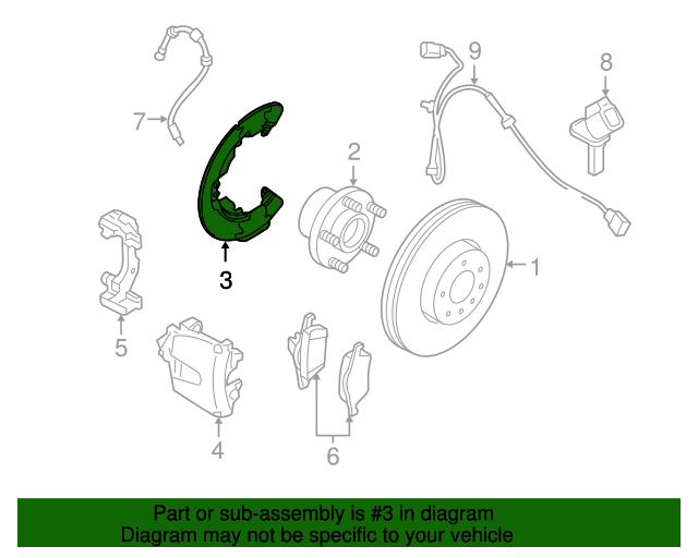 30778891 - Splash Shield - 2005-2013 Volvo | Volvo OEM Parts Direct