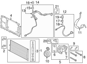 al3z19702a - Condenser Mount Bracket 2009-2017 Ford | AutoNationParts.com