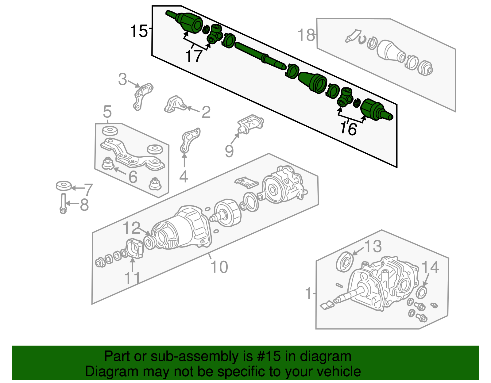 42311-SCA-E21 - Axle Shafts 2002-2006 Honda CR-V | Honda Parts Online