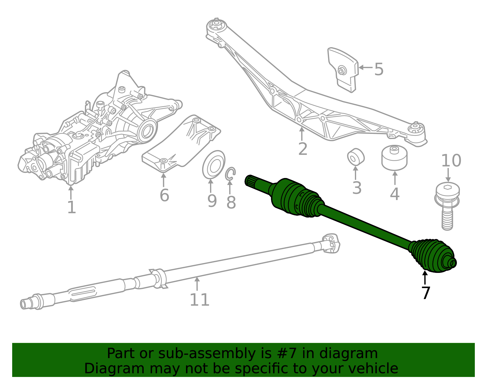 33-20-7-646-867 - 2016-2024 BMW - Axle Assembly | Buy BMW Parts Now