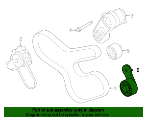 11287848607 - 2015-2021 BMW Serpentine Idler Pulley (11-28-7-848-607 ...