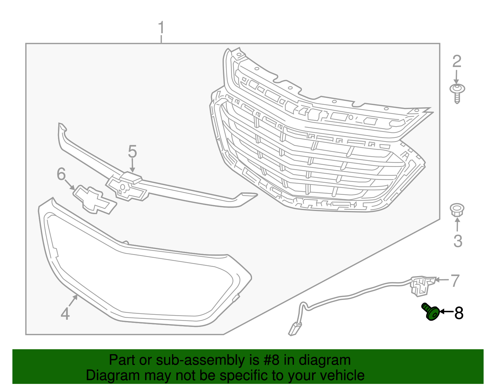 2016-2025 GM Multi-Purpose Bolt 11547683 GM | GMPartsDirect.com