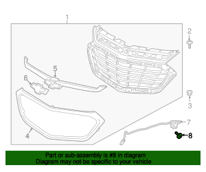 2016-2025 GM Multi-Purpose Bolt 11547683 GM | GMPartsDirect.com