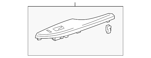 2009-2013 Toyota Corolla Door Window Switch Bezel (Left, Front, Upper ...