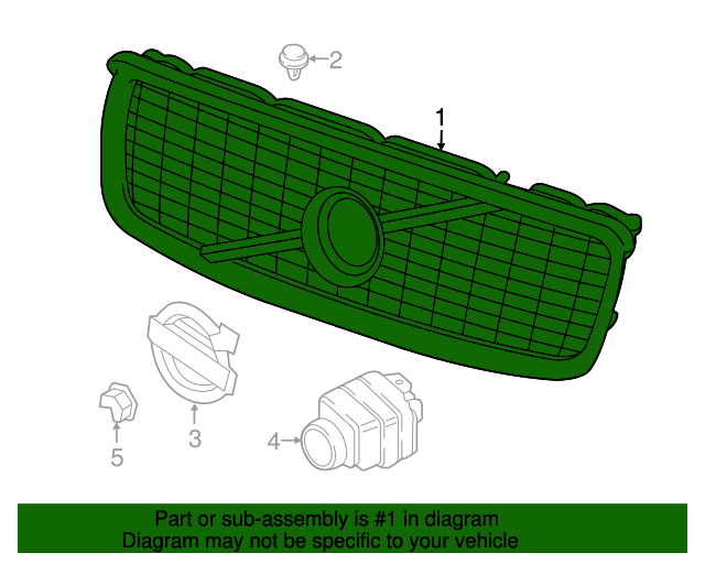 Grille 32365364 | TascaParts.com