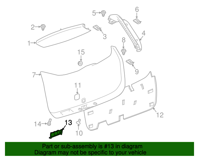 2019-2020 Chevrolet Equinox Handle, Outside 84608660 | TascaParts.com