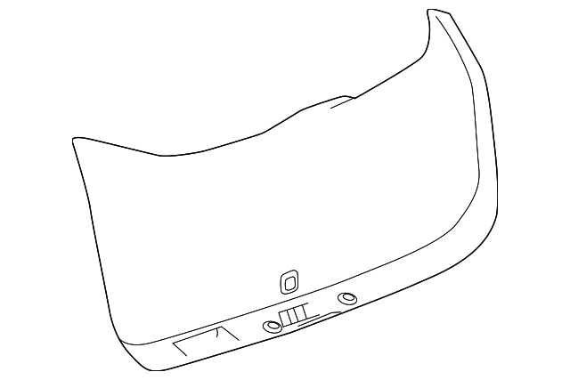 2018-2023 Chevrolet Equinox Jet Black Liftgate Finish Panel 84580975 ...