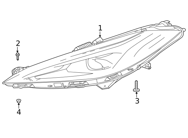 2019-2023 GM Multi-Purpose Bolt 11570301 | GetOEMParts.com