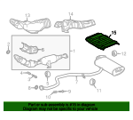 58327-76010 - Heat Shield - 2011-2017 Lexus CT200h | My L Parts