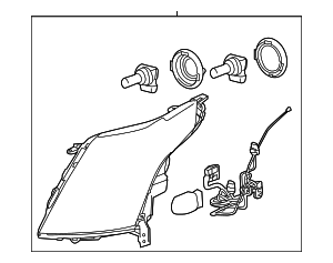 23315408 - Driver Side Headlamp Assembly 2014-2016 Cadillac SRX | GM ...