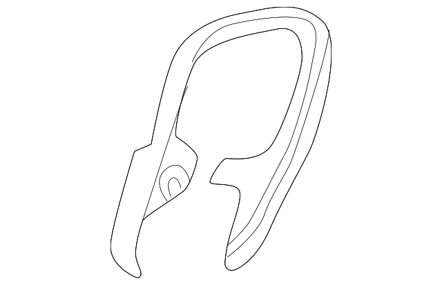 247-920-54-03-9051 - Outer Cover Bracket 2020-2021 Mercedes-Benz GLB ...