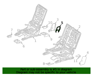 247-920-54-03-9051 - Outer Cover Bracket 2020-2021 Mercedes-Benz GLB ...
