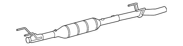 2017-2022 Mercedes-Benz Muffler & Pipe 906490510064 | Mercedes-Benz Parts