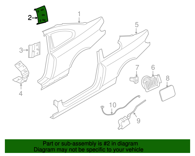 Genuine BMW 41-21-7-275-595 | Baffle Plate Reinforced Plate | FREE ...