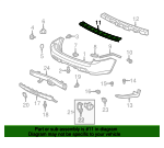 71510-SZA-A00ZA - Step, Rear Bumper *NH533* (Bumper Dark Gray) - 2009 ...