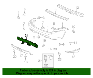 74690-SZA-A00 - Hitch Assembly, Trailer - 2009-2015 Honda Pilot ...