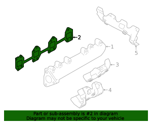 2017-2025 GM Gasket (Replaces Part Number 12676148) 12705094 GM ...