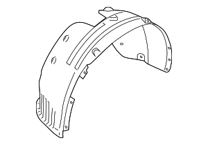 2019-2020 Hyundai Santa Fe Fender Liner 86812-S2000 | QuirkParts