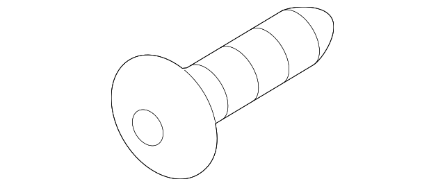 2019-2022 Hyundai Fender Liner Retainer Screw 12495-06207-K | QuirkParts