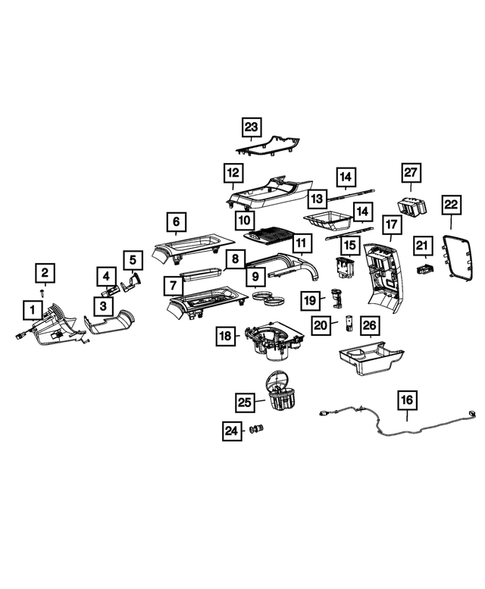 Consoles for 2023 Dodge Charger | Mopar eStore