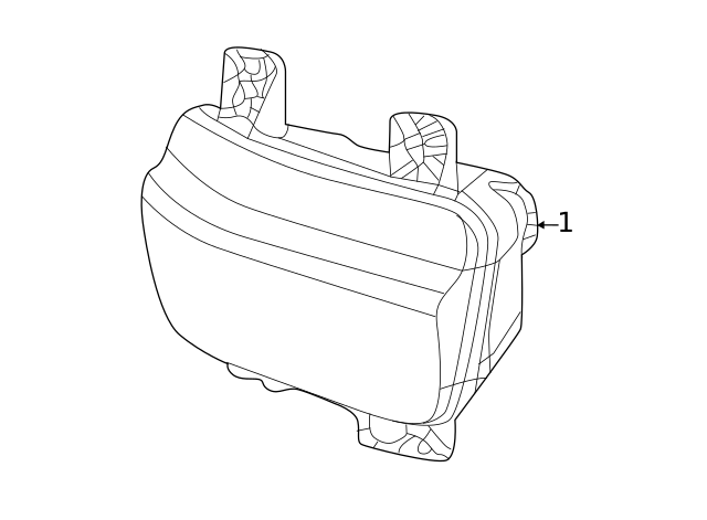 2019-2021 Ram Fog Lamp Assembly - Driver's Side (LH) 68273291AB ...