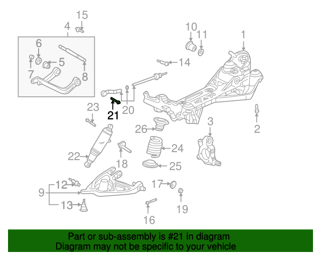 Link Assembly Bolt - GM (11518241) | GMPartsDirect.com