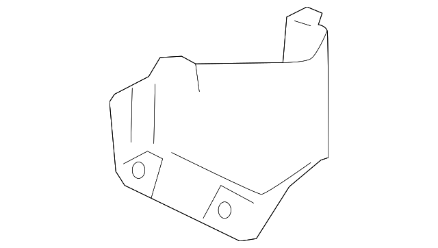 Genuine OEM Passenger Side Plenum Panel Gutter Part# 20913543 Fits 2013 ...