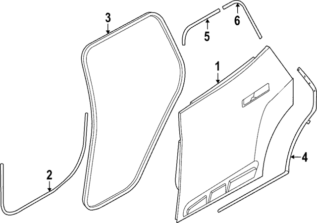 Genuine BMW 41-00-9-880-293 | Door Shell | FREE Shipping on Most Orders ...