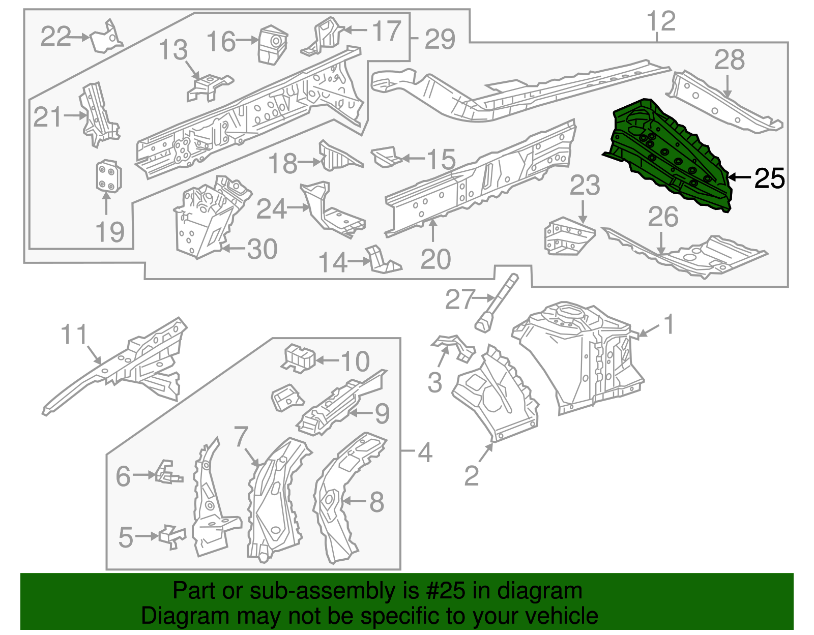 2016-2024 GM F Extension 84064891 | OEM Parts Online