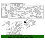 2016-2025 GM Front Panel Bracket - Passenger Side (RH) 23156442 ...