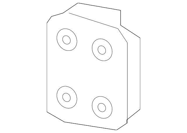 2016-2023 GM Passenger Side Front Compartment Side Rail Bracket ...