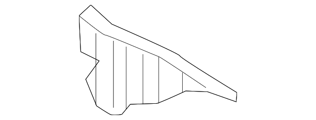 2016-2022 GM Driver Side Front Compartment Side Rail Rear Reinforcement ...