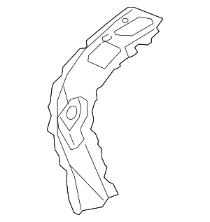 2016-2024 GM Passenger Side Front Wheel House Panel Extension 23286059 ...