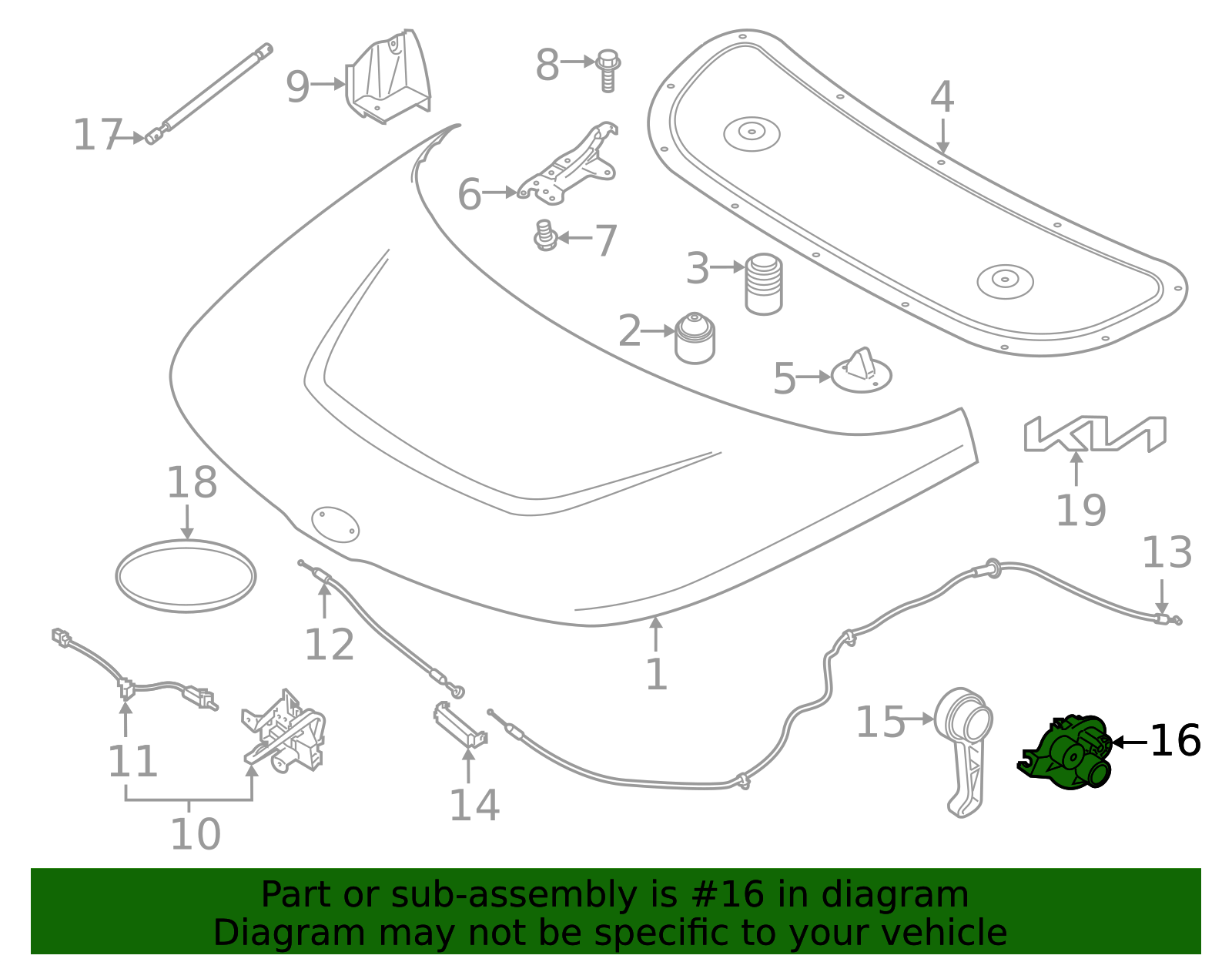 81180-2T000 - Handle Base 2011-2025 Kia | Kia.Parts Store