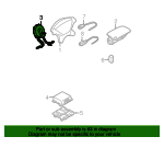 2002-2006 Mitsubishi Lancer Clock Spring MR583930 | Mitsubishi Parts ...