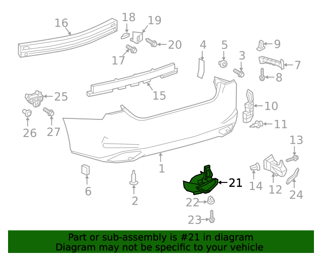 52106-06010 - Exhaust Tail Pipe Tip 2019-2023 Lexus ES350 ...