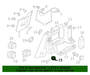 LR087454 - Cup Holder - 2005-2020 Land-Rover | Land Rover Lake Bluff