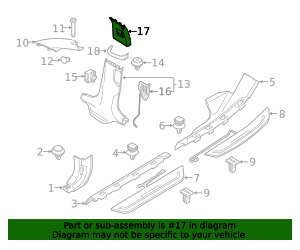 51438070682 - 2018-2019 BMW 640i xDrive Gran Turismo Upper Center ...