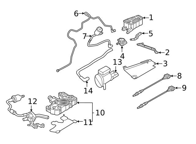 2020-2024 Audi Vapor Canister Purge Solenoid 06K-906-283 | Audi USA Parts