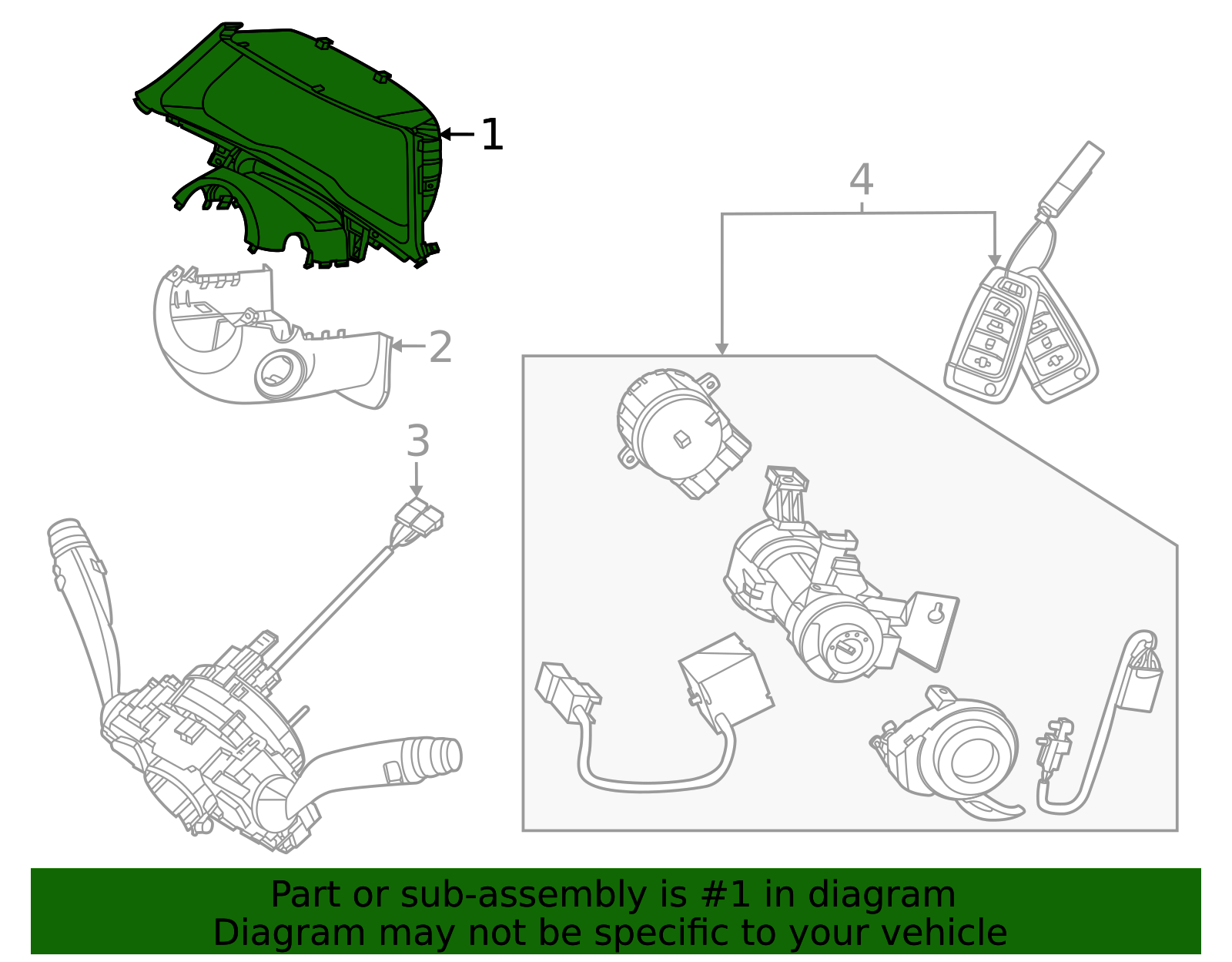 84830-L0000-YTH - High-Quality Steering Column Cover for 2020-2022 ...
