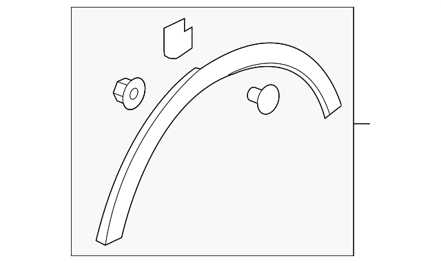 2017-2023 Chevrolet Bolt EV Molding 42782334 | GmPW