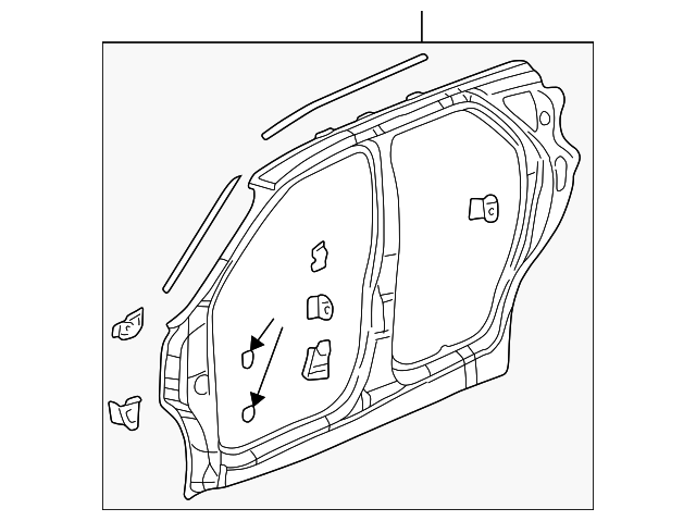 2001-2005 Pontiac Aztek Frame 12458963 | OEM Parts Online