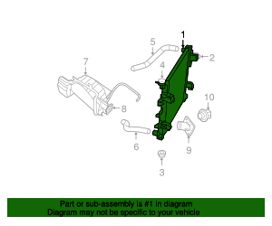 2009-2020 Mopar Radiator 55056858AE | TascaParts.com