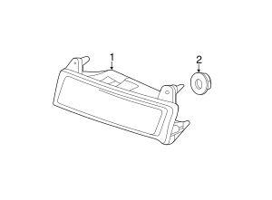 164-906-01-51 - Daytime Running Light 2010-2012 Mercedes-Benz ...