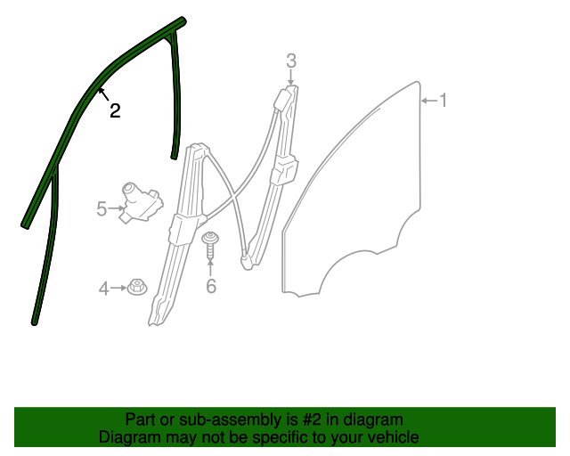 Genuine BMW 51-31-7-335-506 | Run Channel | FREE Shipping on Most ...