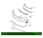 86555-R5000 - Molding Extension Side Reinforced 2021-2023 Kia Sorento ...