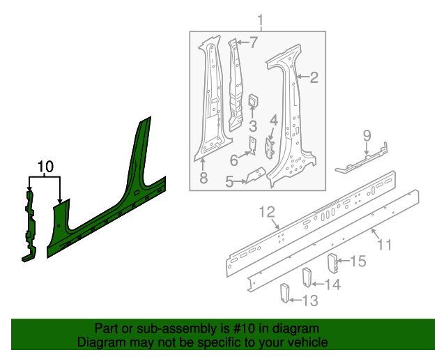 4G5-809-847 - Rocker Panel 2012-2018 Audi | Audi OEM Parts