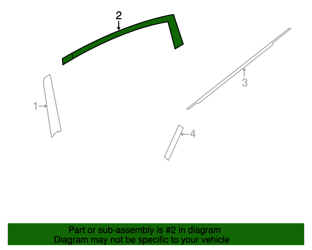 2018-2020 Kia Rio Black Out Tape 86392-H9300 | TascaParts.com