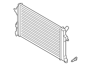 2019-2021 Hyundai Veloster Radiator 25310-J3000 | QuirkParts